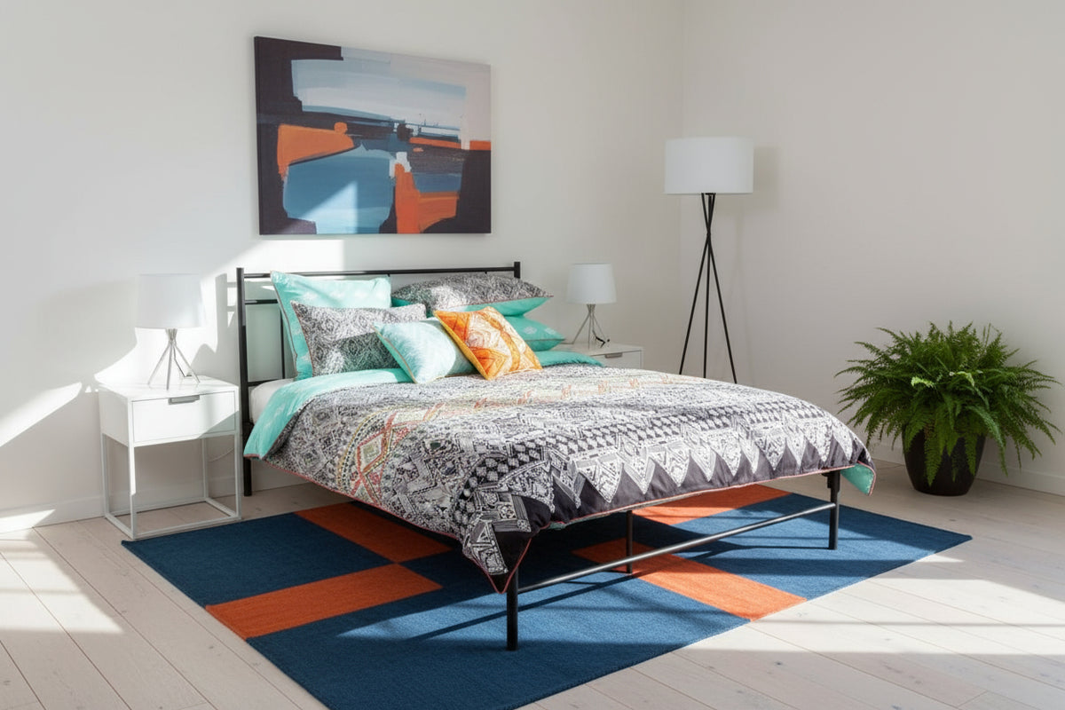 Morgan Metal Bed Frame — Lj Bedding and Furnitures