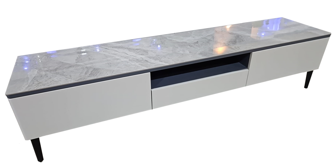 Regent Grey Entertainment Tv Stand - 180 CM — Lj Bedding and Furnitures