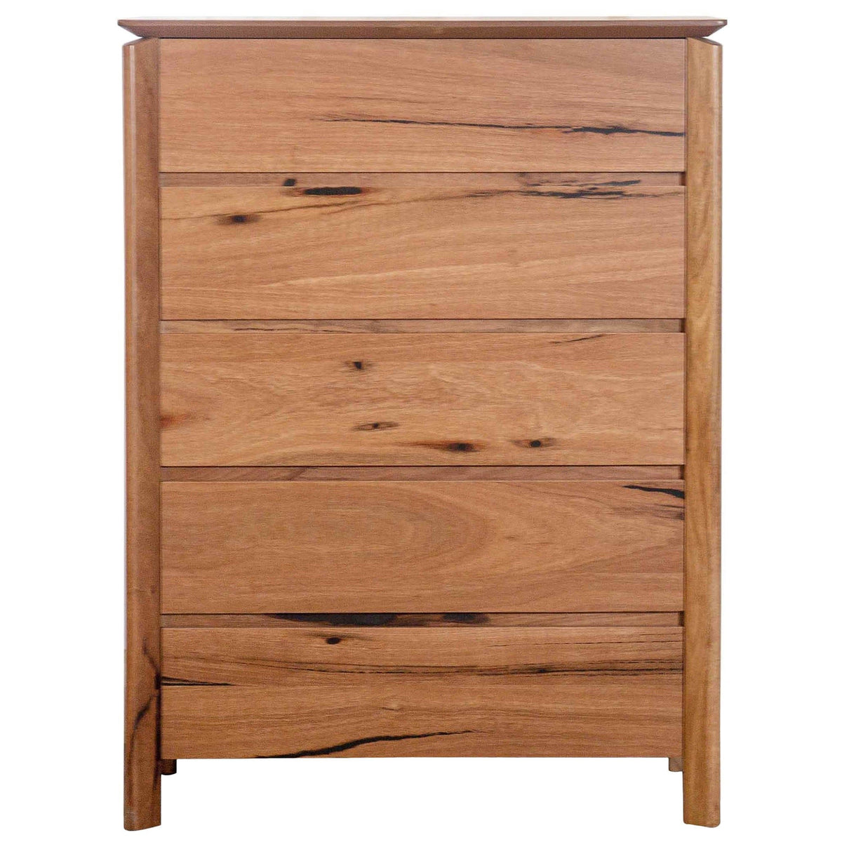 Atherton 5 Drawer Timber Tallboy — Lj Bedding and Furnitures