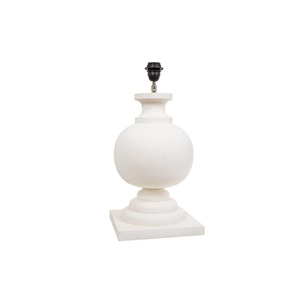 Coach Table Lamp Base White- Base Only — Lj Bedding and Furnitures