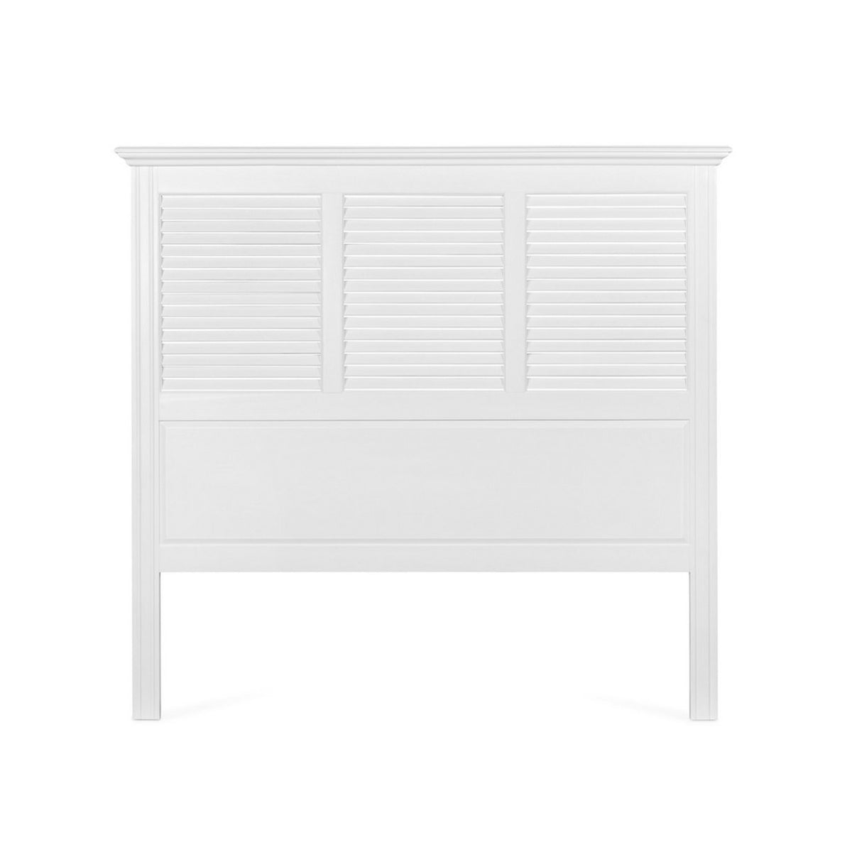 West Beach Hamptons Bedhead With Shutters - Queen — Lj Bedding and ...