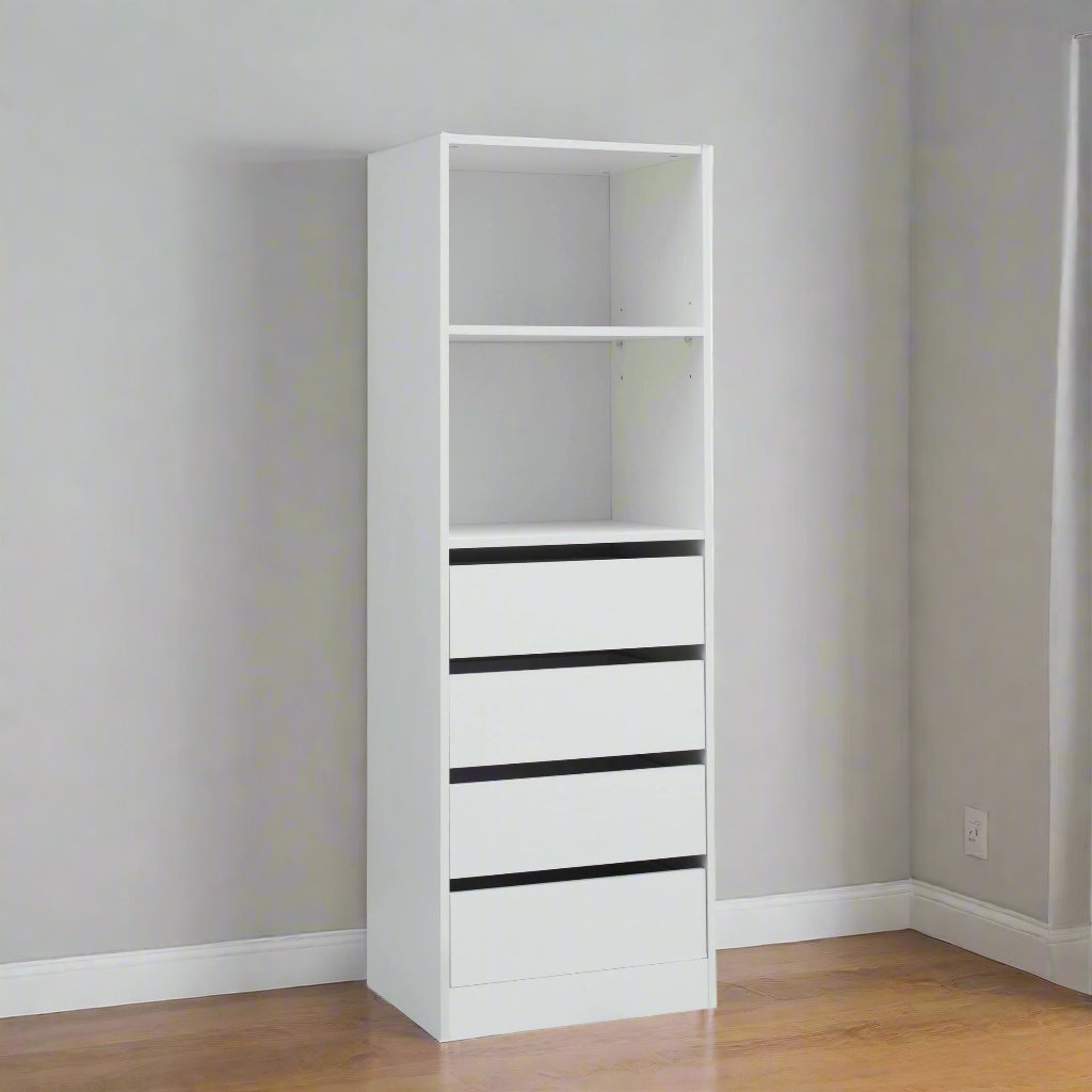 Milara Wardrobe Insert with 4 Drawers — Lj Bedding and Furnitures